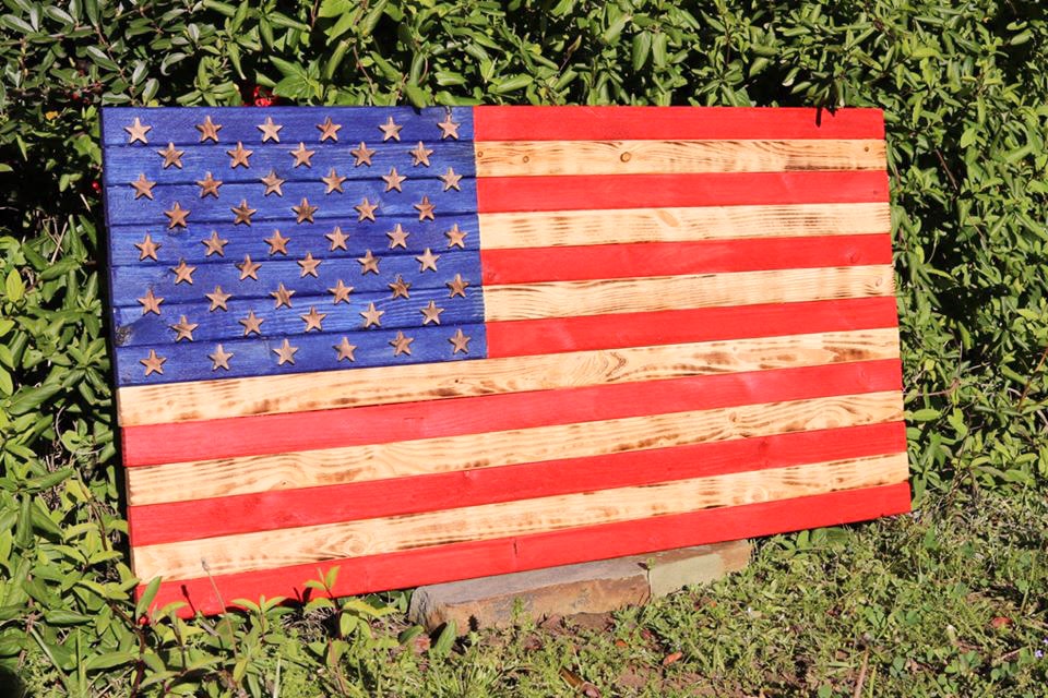 Rustic Wooden Flags - Patriotic Legacy - Patriotic Legacy, LLC