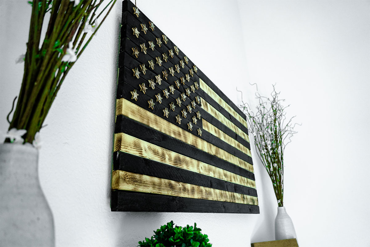 Rustic Wooden Flags - Patriotic Legacy - Patriotic Legacy, LLC