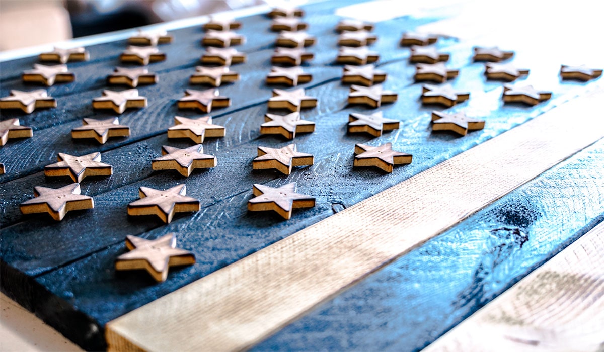 Rustic Wooden Flags - Patriotic Legacy - Patriotic Legacy, LLC