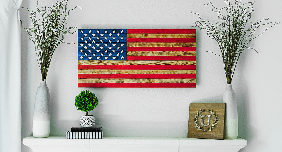 Rustic Wooden Flags - Patriotic Legacy - Patriotic Legacy, LLC